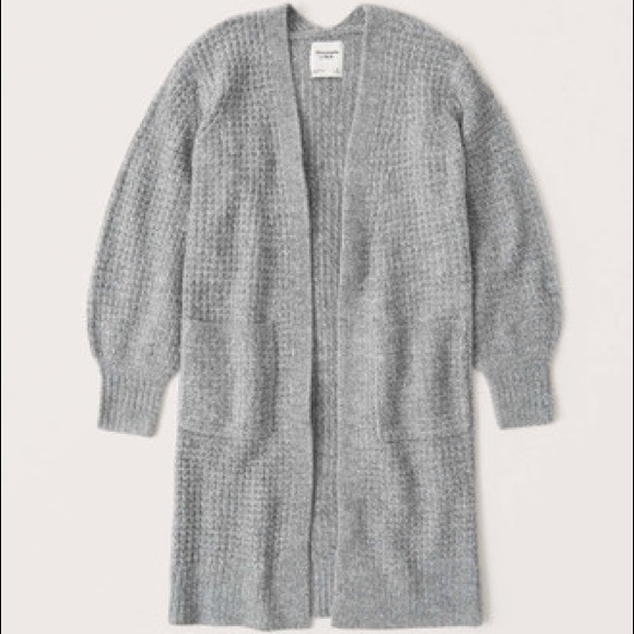 Abercrombie & Fitch | Sweaters | Abercrombie Fitch Waffle Stitch Duster ...